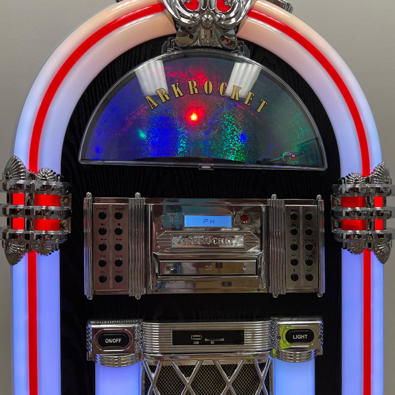 Arkrocket Audio Arkrocket Taurus II Jukebox with Stand Vinyl Record ...