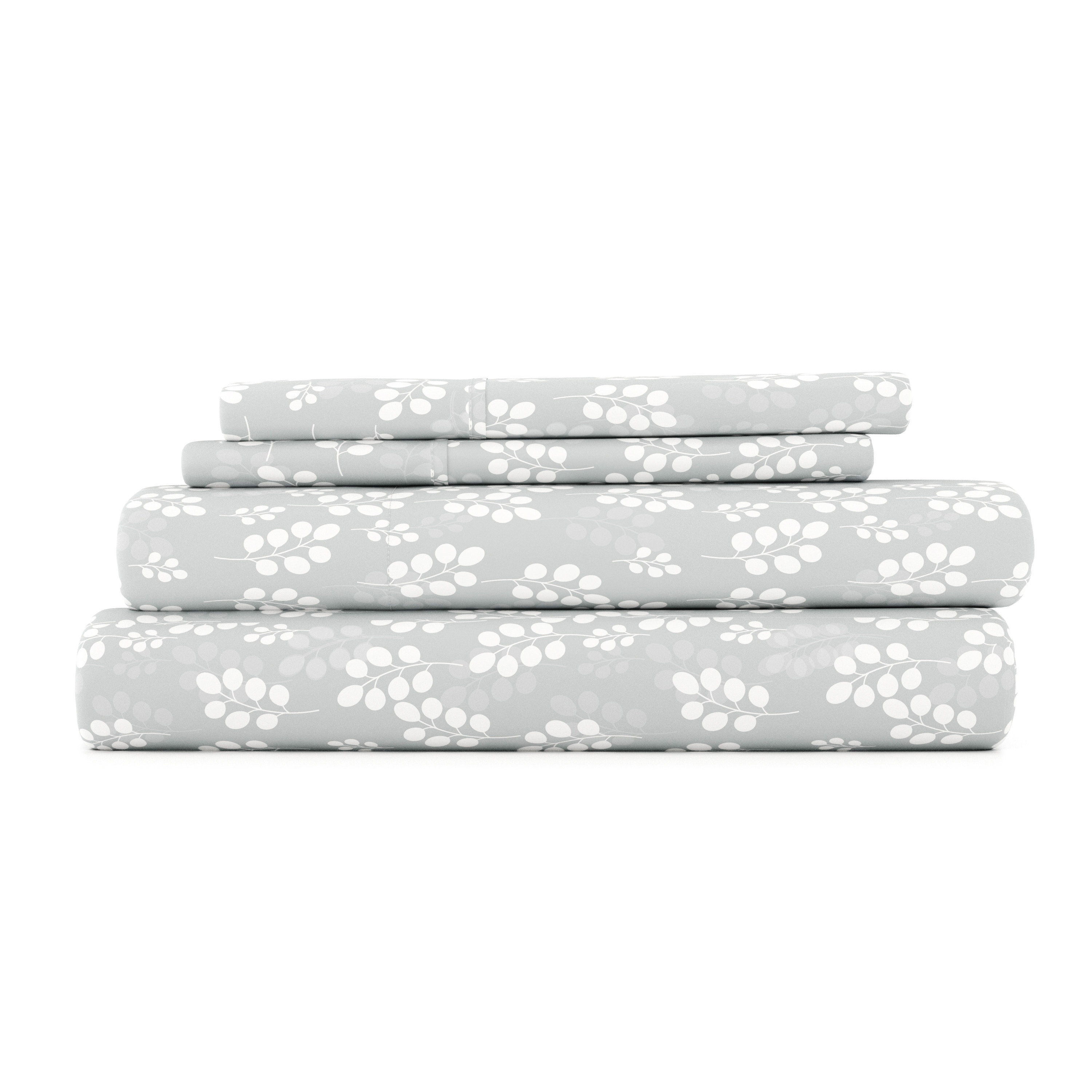 Becky Cameron™ Wheat Pattern Microfiber Sheet Set & Reviews | Wayfair