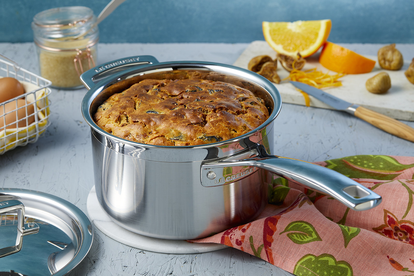 Le Creuset Classic Stainless Steel Round Saucepan With Lid, 3 Qt. | Wayfair