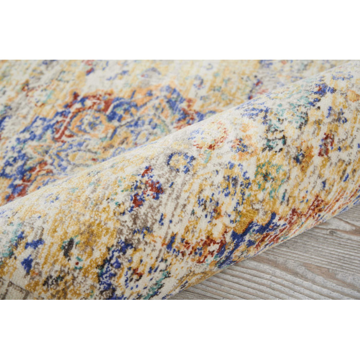 World Menagerie Devan Cream Indoor Area Rug | Wayfair