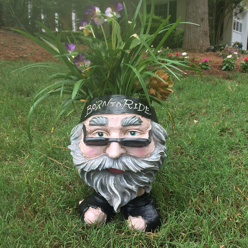 HomeStyles Muggly's Biker "Dude" in Motorcycle Attire Statue & Reviews ...