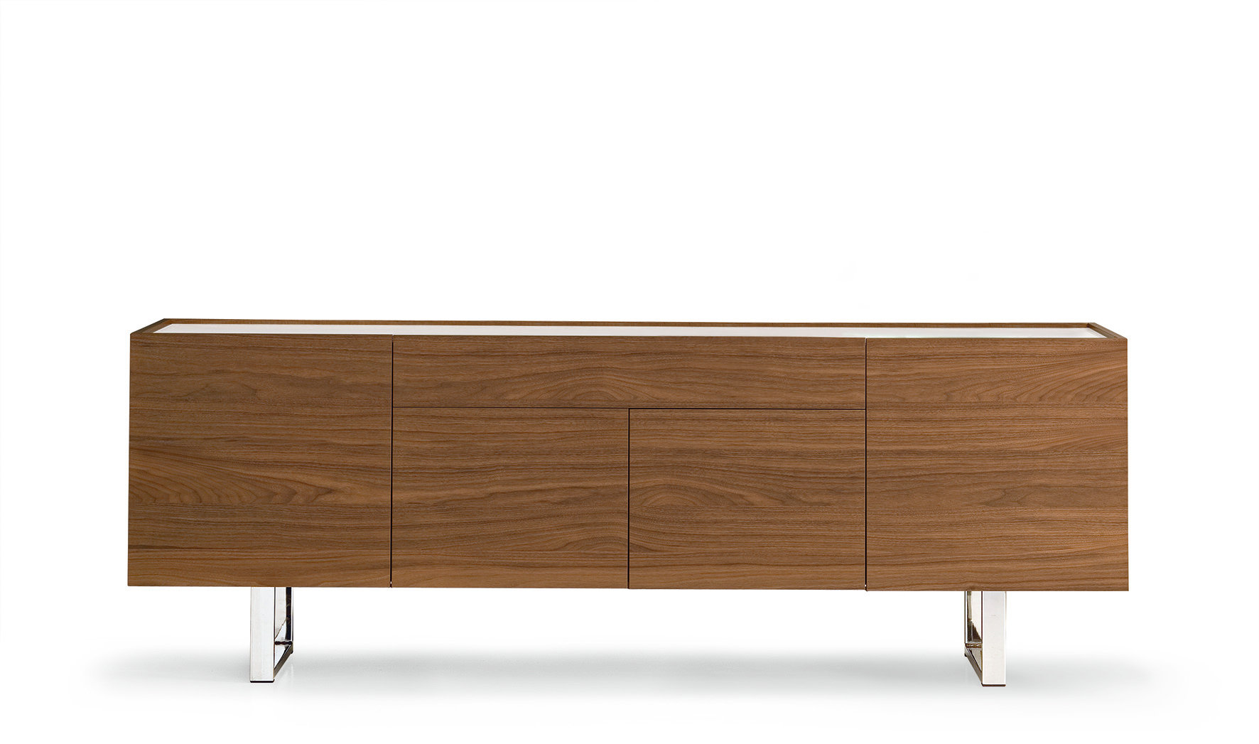 Calligaris Horizon Glass Top Sideboard with Drawer | Wayfair