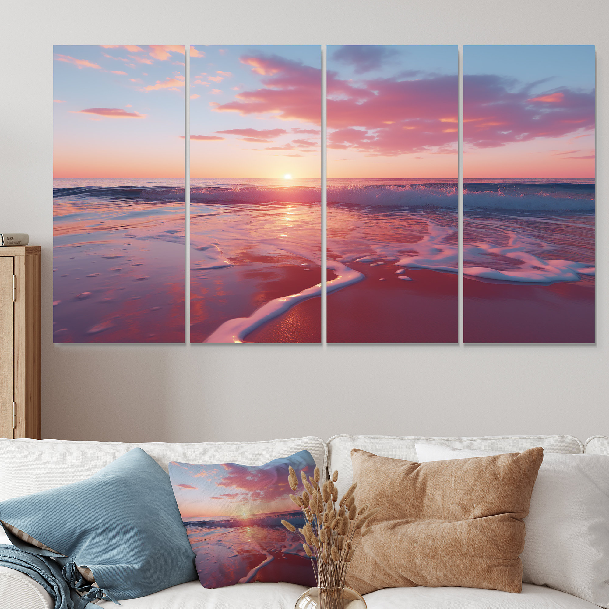 Highland Dunes Beach Cotton Candy Sunset Skies II - Coastal Sunset 4 ...