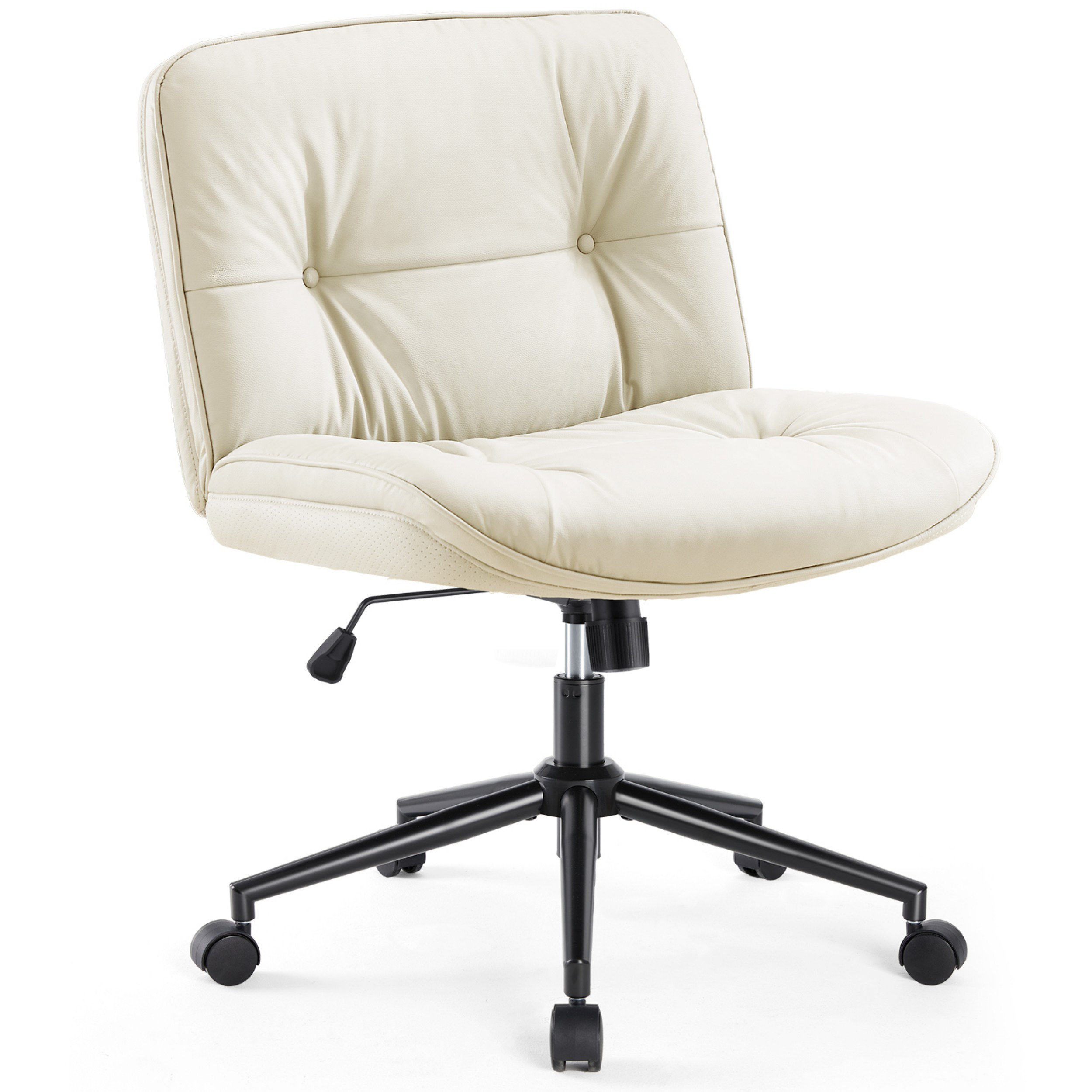 Mercer41 Height Adjustable Comfort Cross Leg Chair | Wayfair