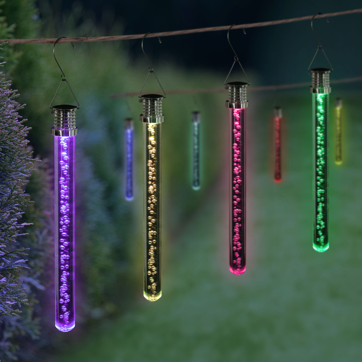 Exhart Solar Acrylic Bubble Stick LED Light, 10 Inch & Reviews | Wayfair