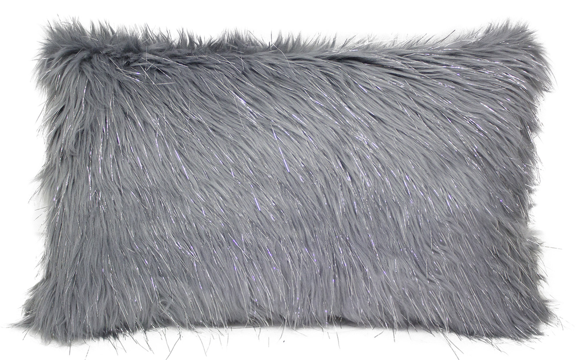 Fennco Styles Faux Fur Lumbar Rectangular Pillow Cover & Insert | Wayfair