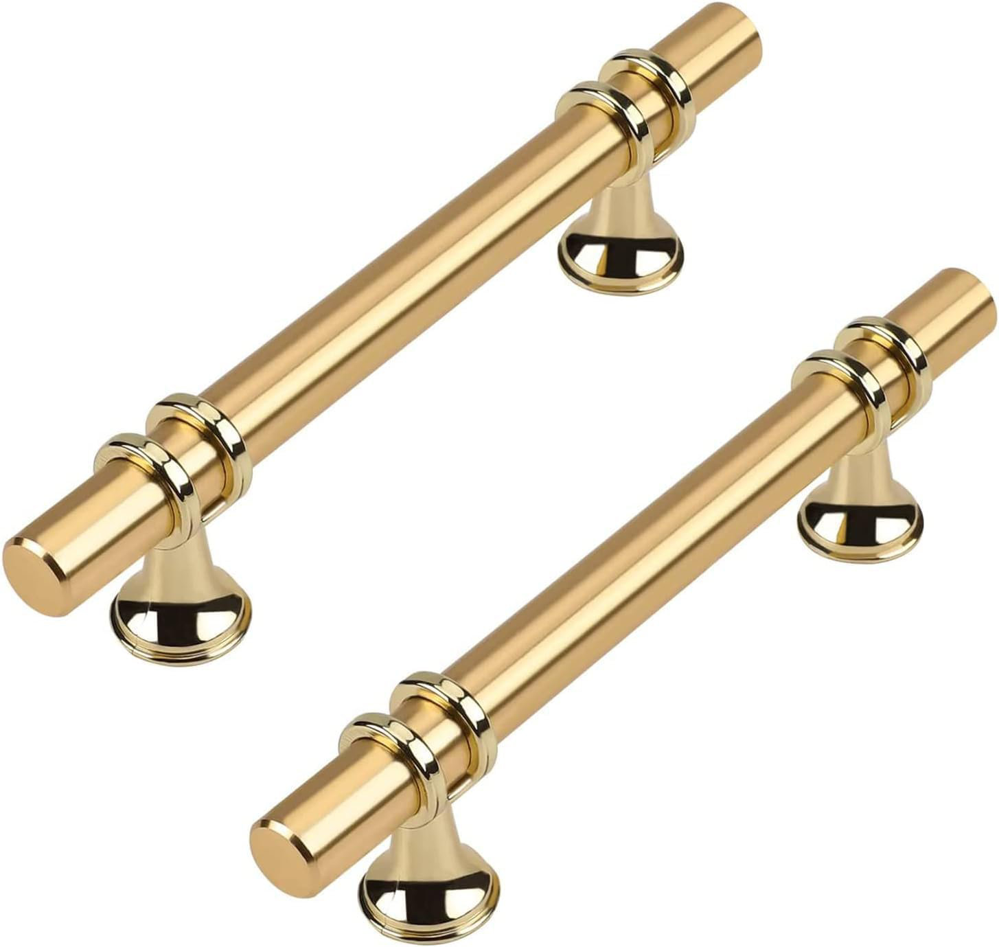 COAHAHA Durable Gold Aluminum Cabinet Pulls - Stylish Handles For ...