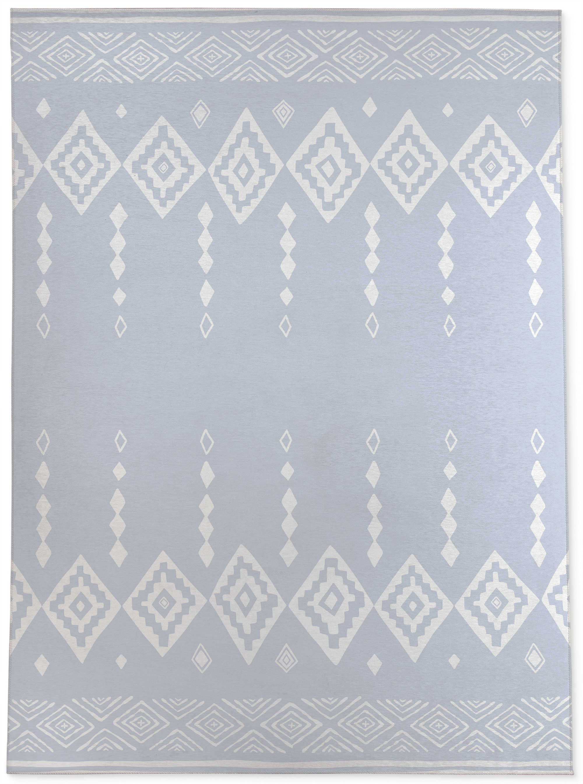 Union Rustic Tiana Floral Machine Woven Polyester Area Rug in Blue ...