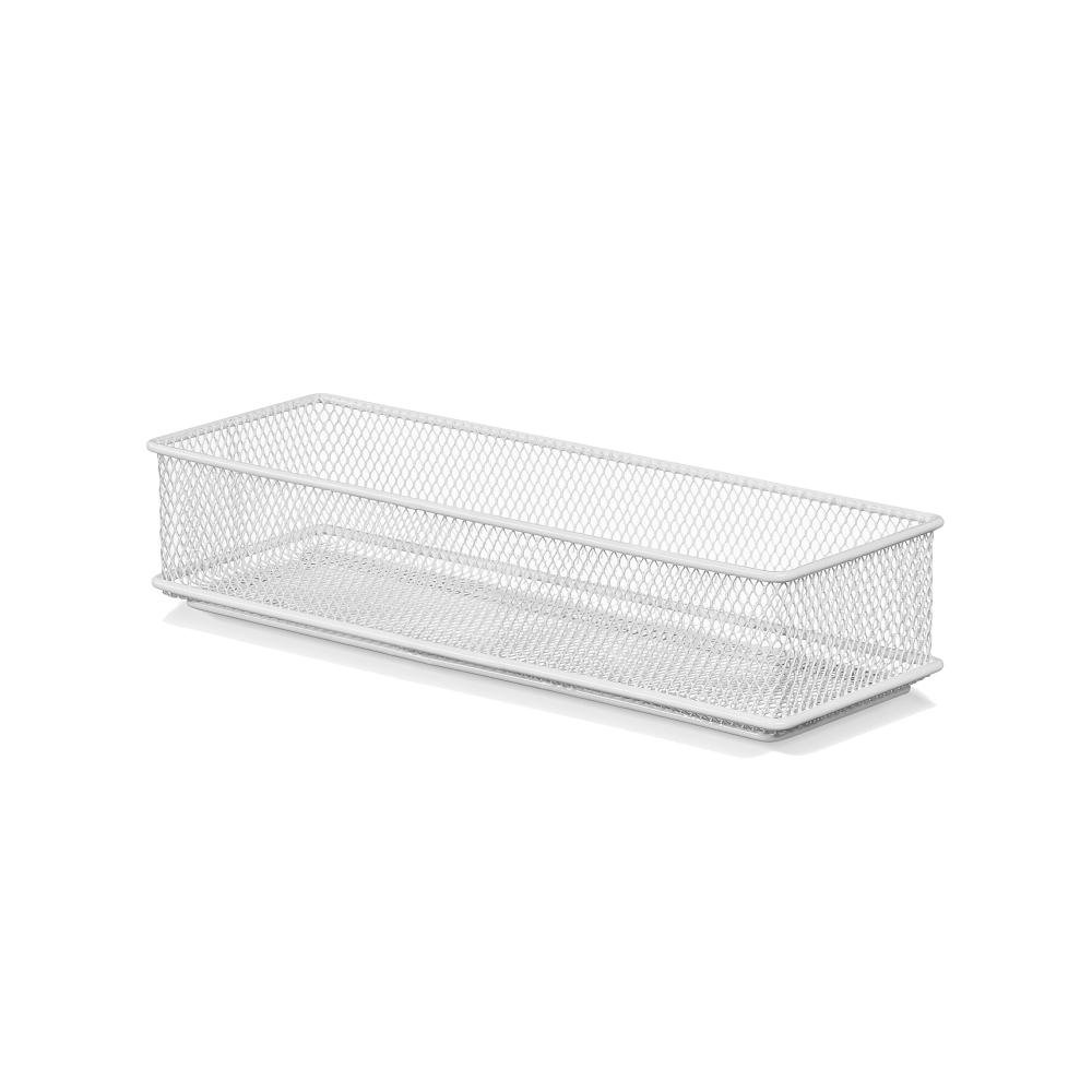 Inbox Zero White Mesh Drawer Cabinet And Or Shelf Organizer Bins ...