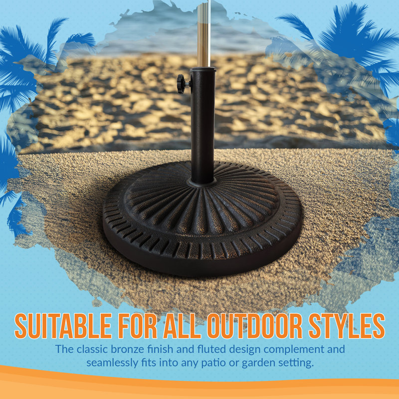 Charlton Home® Apollonia Patio 31-lb All-Weather Outdoor Poly-Resin ...