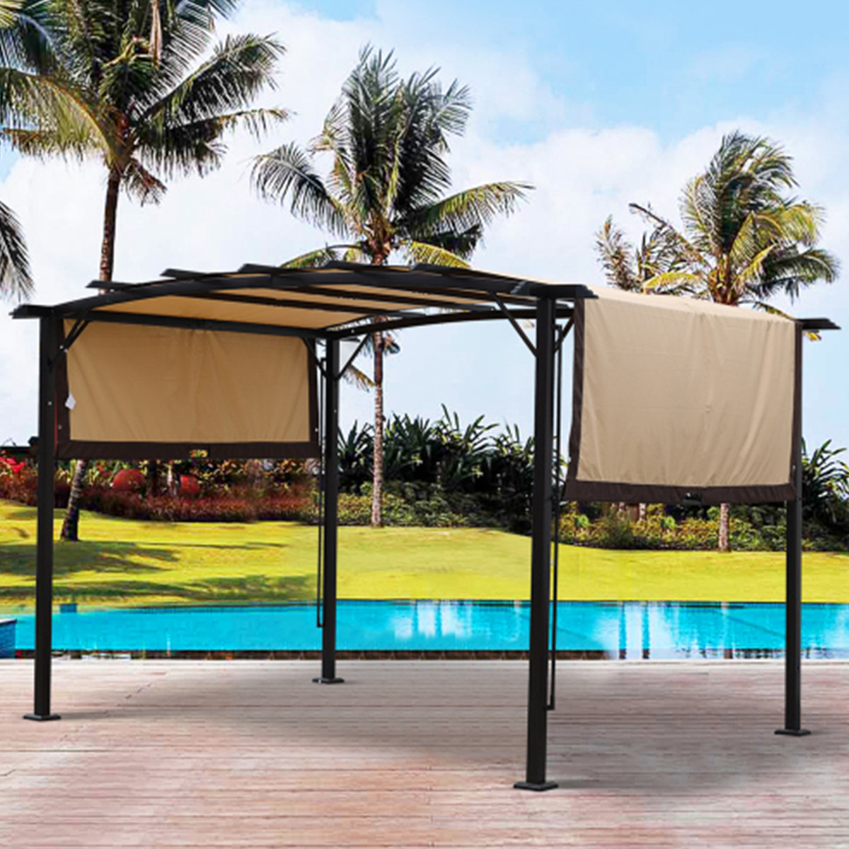 Bravo Trades Outdoor Pergola Patio Gazebo - Wayfair Canada