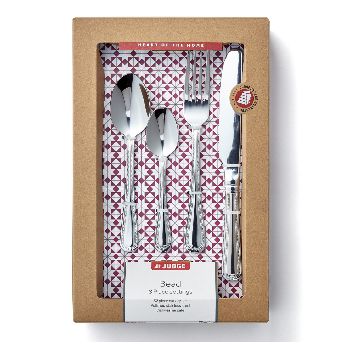 Judge, Bead - 44 Piece Cutlery Set, Service for 6 & Reviews | Wayfair.co.uk