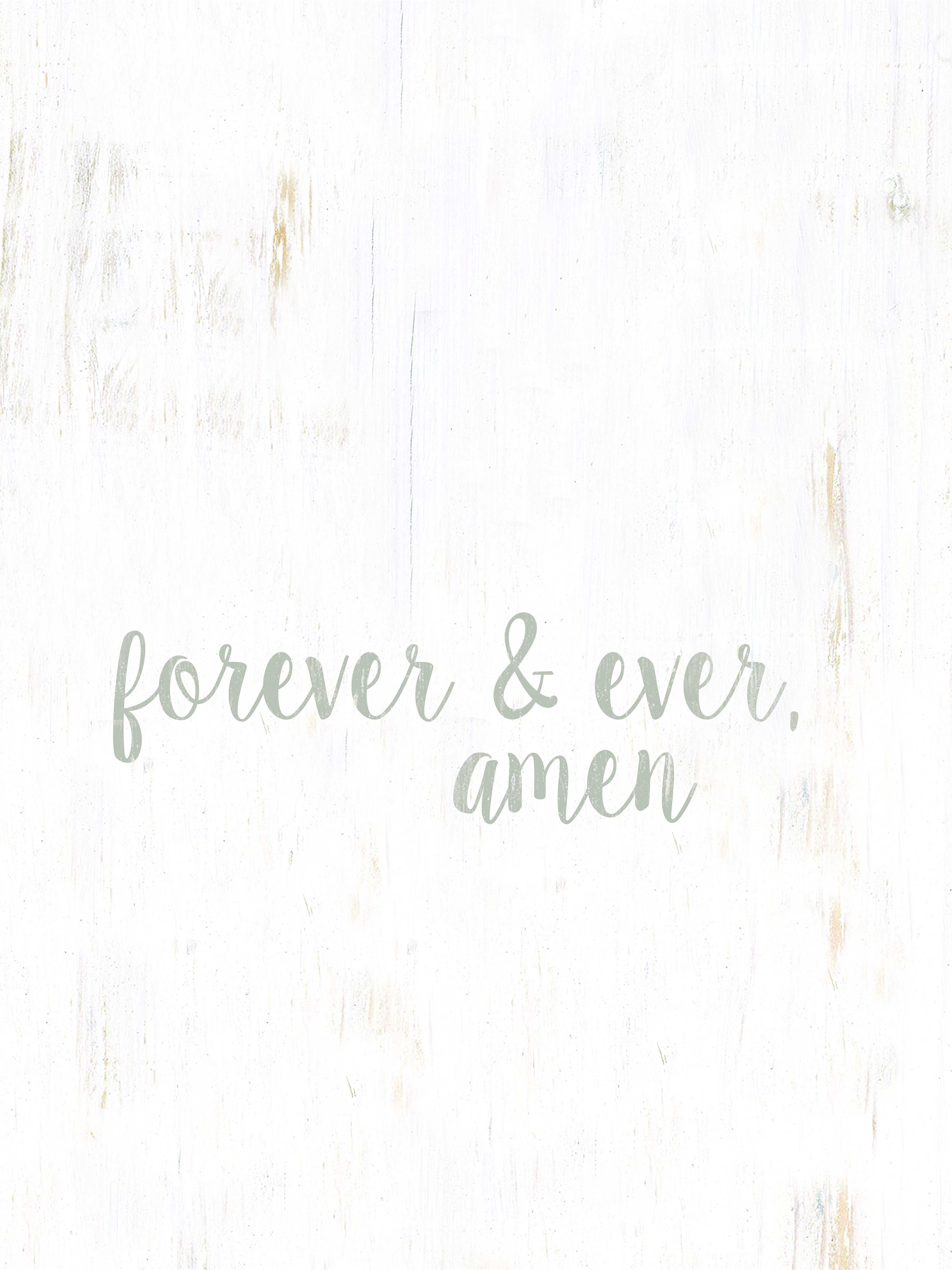 Trinx Forever and Ever Script - Wrapped Canvas Print | Wayfair