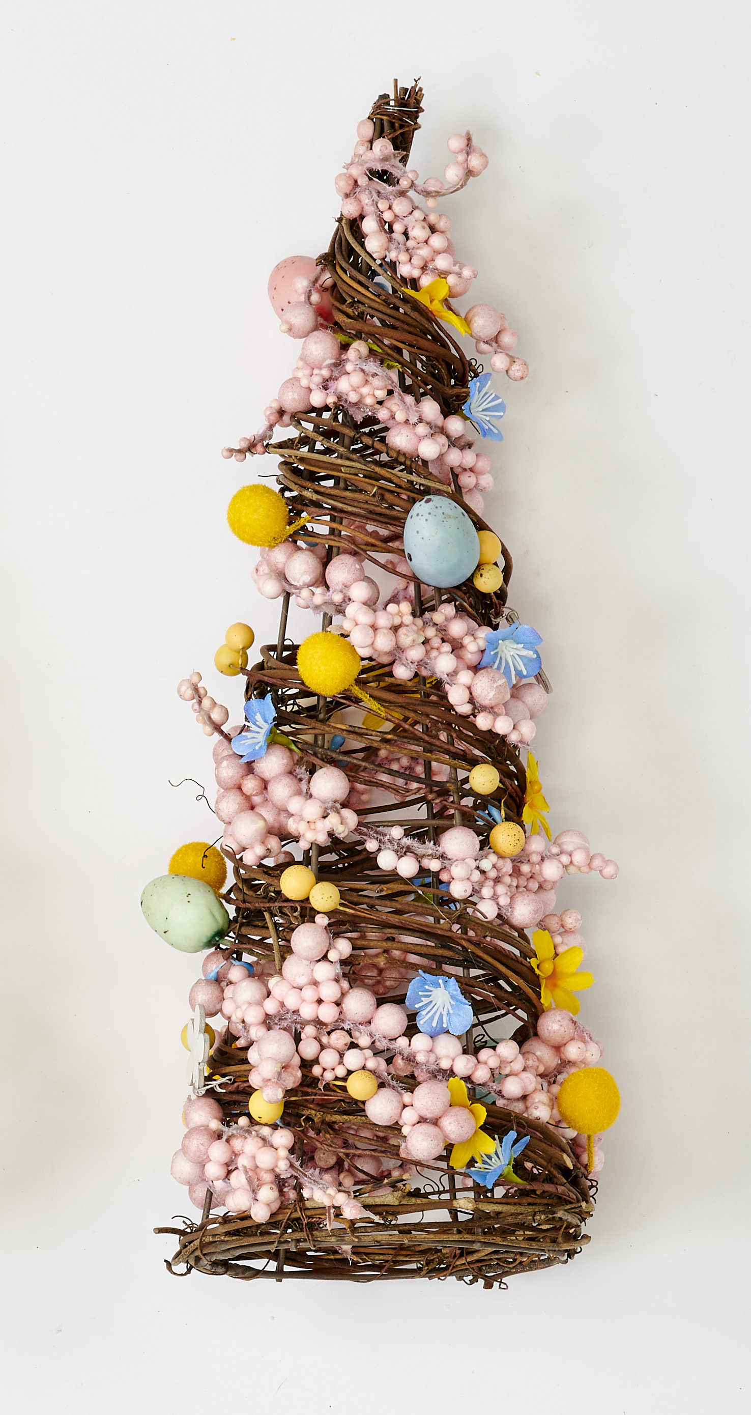 The Holiday Aisle® 21" Tabletop Twig Tree With Easter Eggs, Berries And ...