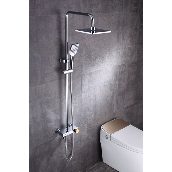 iLet Faucets Complete Shower System with Rough in-Valve - Wayfair Canada