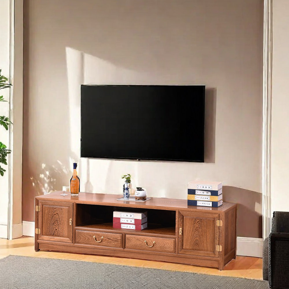 moonlight design Wooden chicken wings Chinese TV cabinet | Wayfair