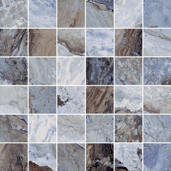 Tilefy Crystara 2X2 Mosaic Porcelain Wall and Floor Tile | Wayfair