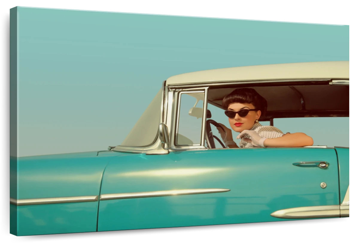 Elephant Stock Vintage Lady Driver | Wayfair