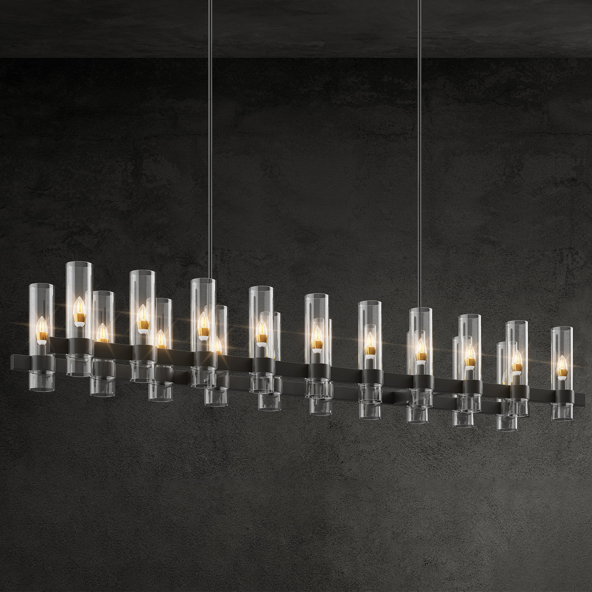 Mercer41 Light Linear Kitchen Island Lighting Chandelier & Reviews ...