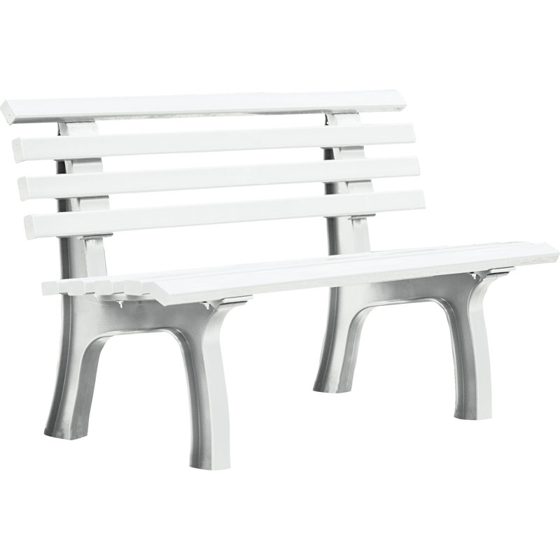 Plow & Hearth 2-Seater Weatherproof PVC Garden Bench & Reviews | Wayfair