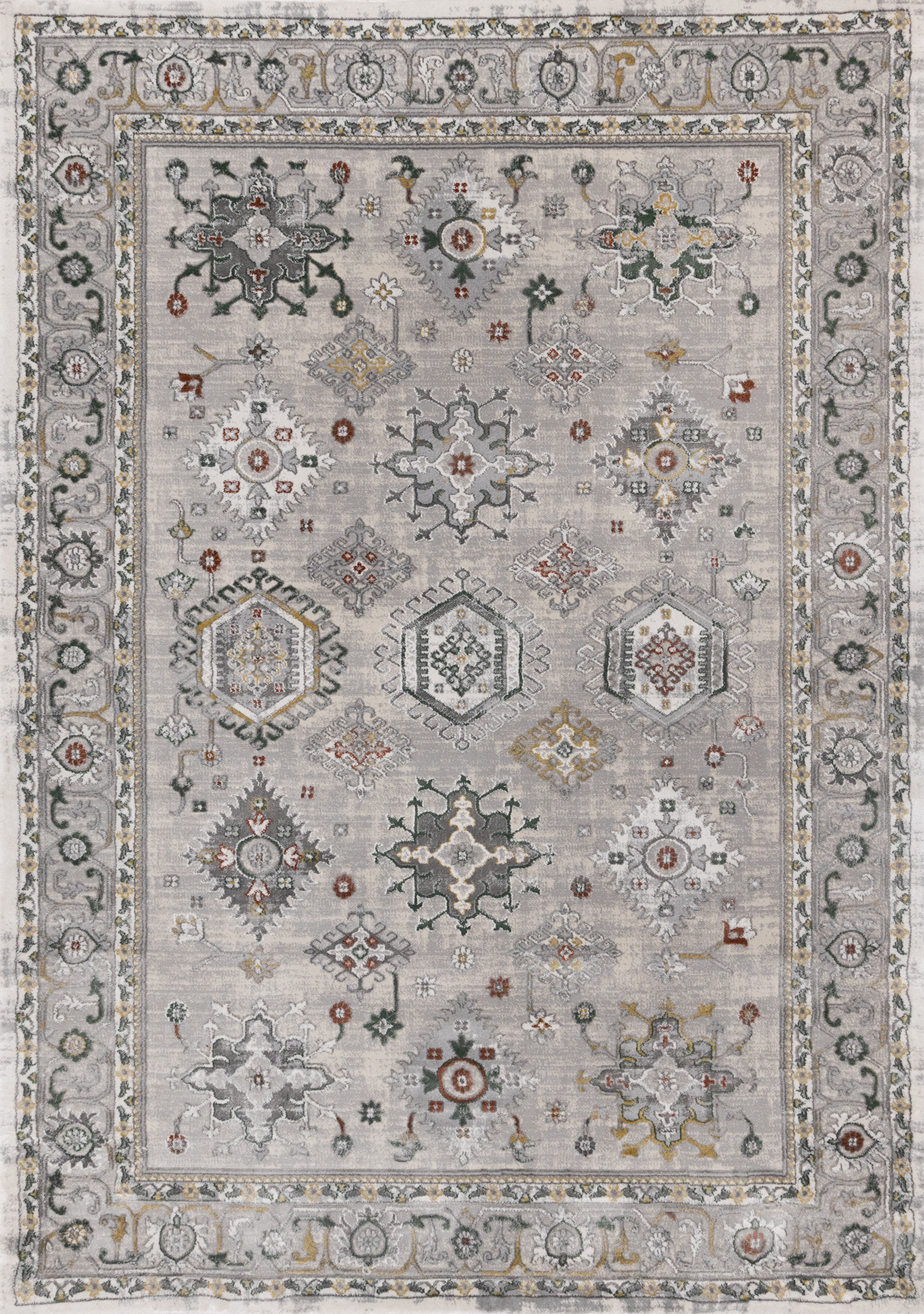 17 Stories Yaselin Collection Multi-Colored Traditional Indoor Area Rug ...