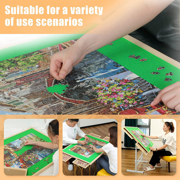 BittPicc Jigsaw Puzzle Table & Reviews | Wayfair