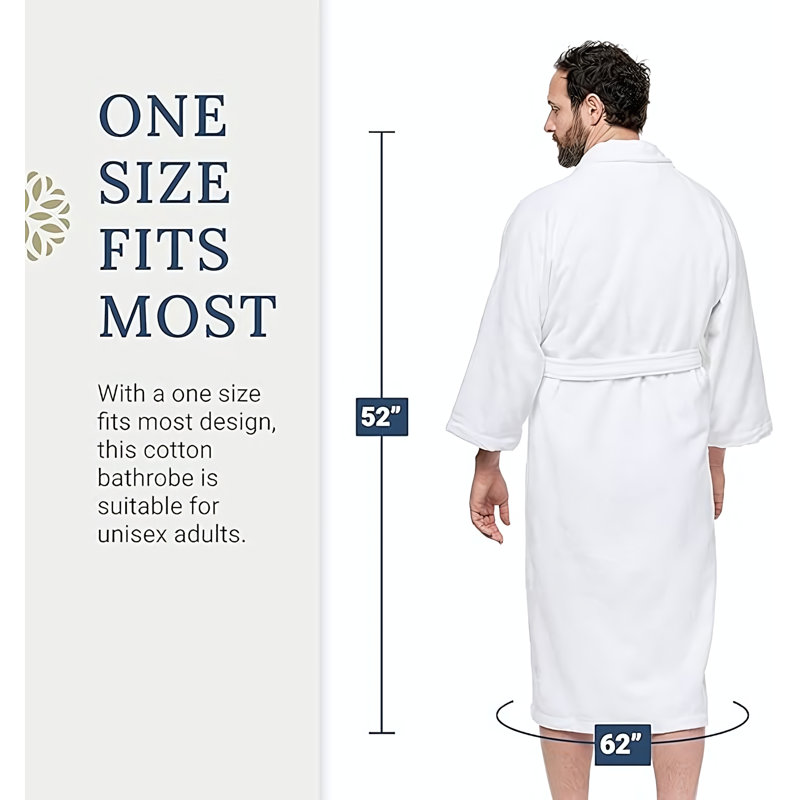 Red Barrel Studio Personalized Embroidered Custom Names Bathrobes ...