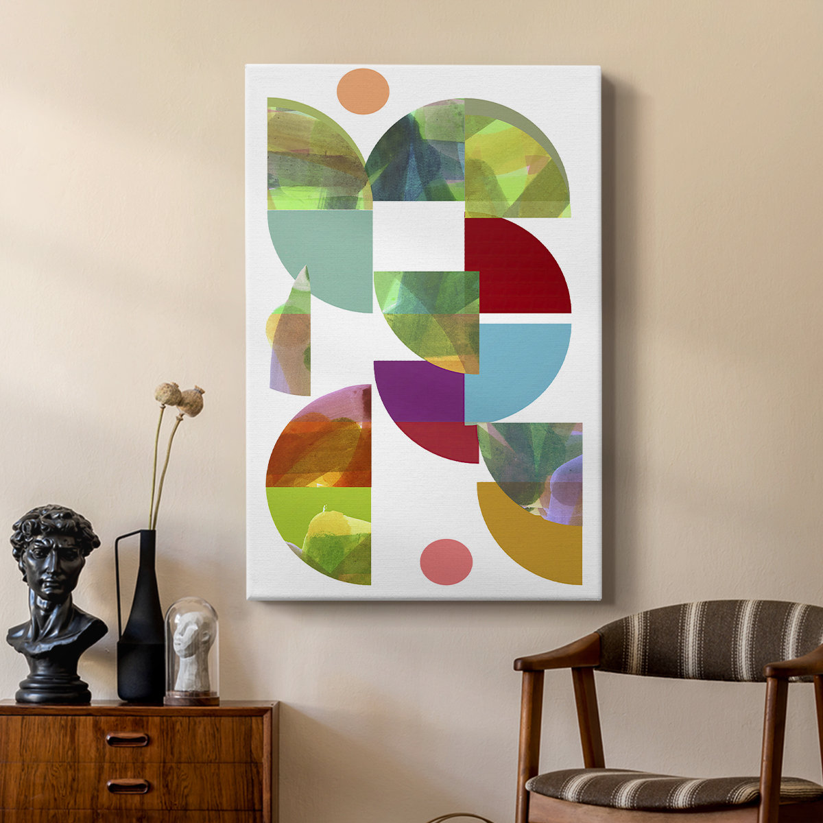 Latitude Run® Dorset Shapes I -Custom Wrapped Gallery Cavas - Wayfair ...