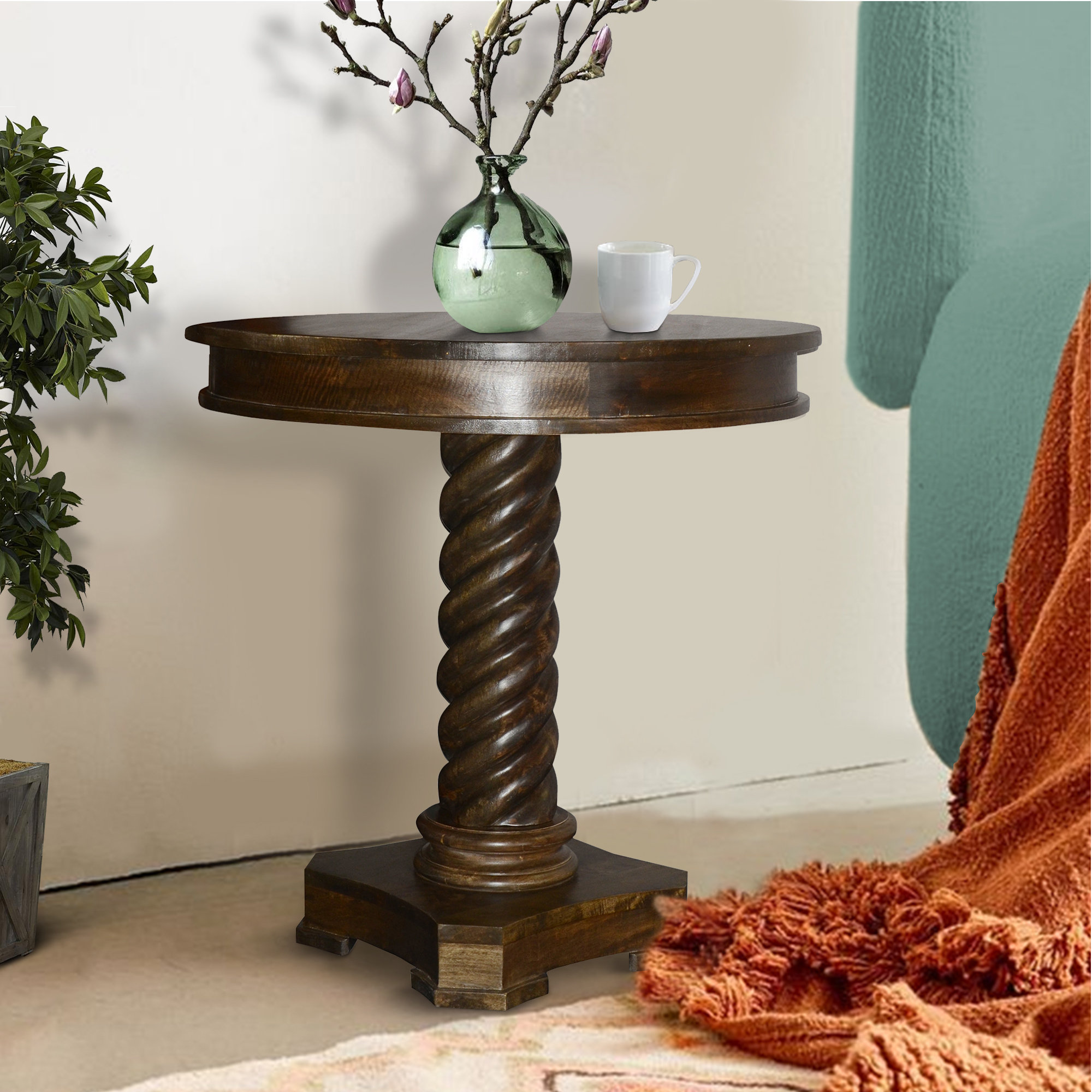 Canora Grey Eamon Solid Wood End Table & Reviews | Wayfair