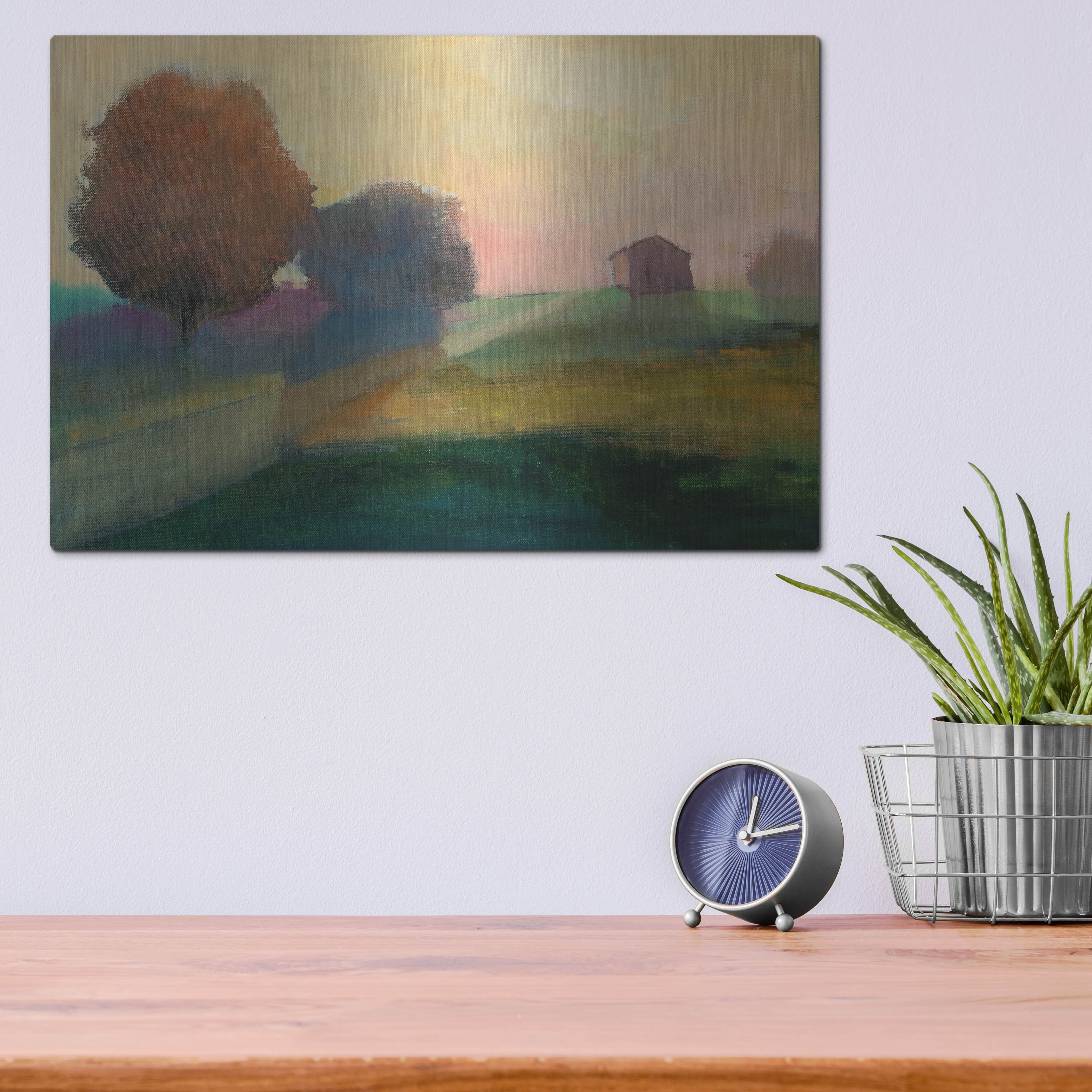 Red Barrel Studio® 'Autumn A.m.' by Jan L. Waldron Metal Wall Art | Wayfair