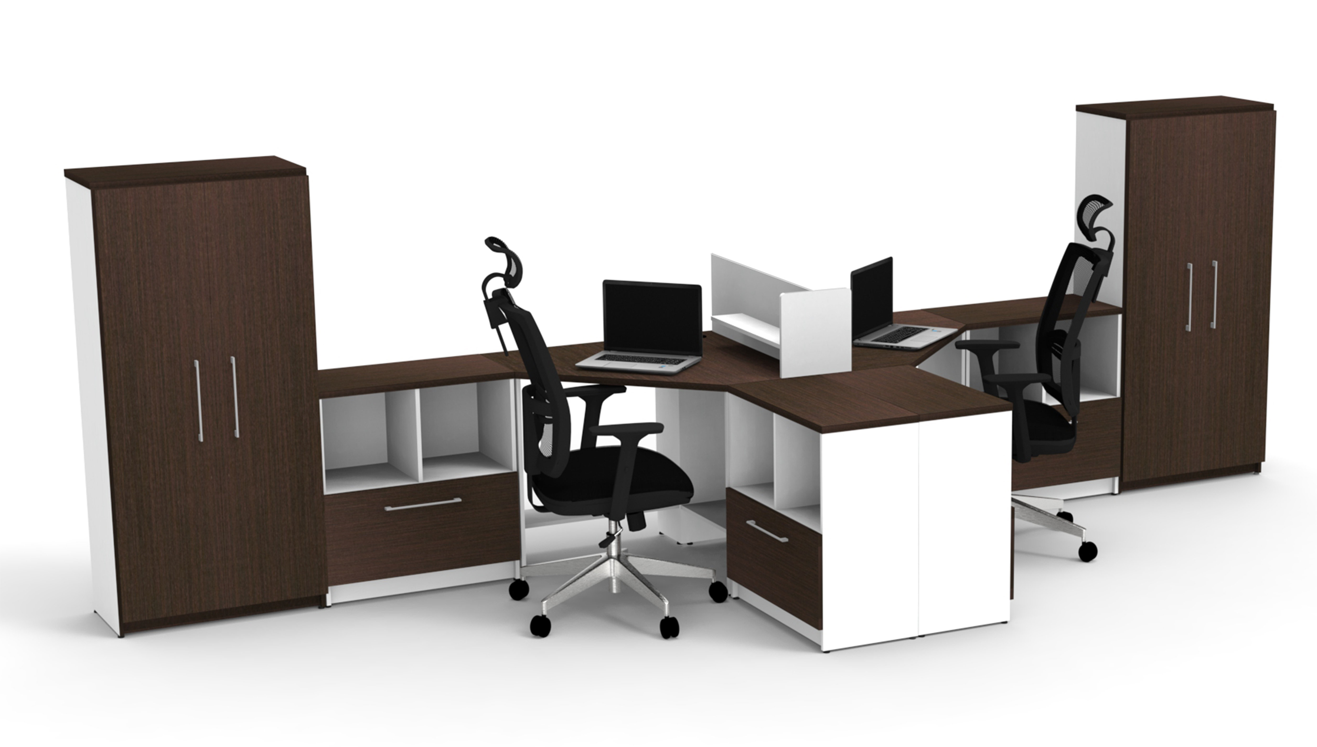 World Menagerie Benching Desks Teamwork Corner Desk Collaboration ...