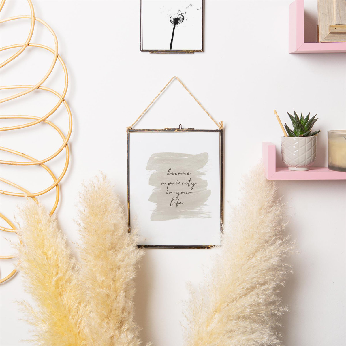 Nicola Spring - Hanging Metal Photo Frames Gallery - 3 Sizes | Wayfair ...