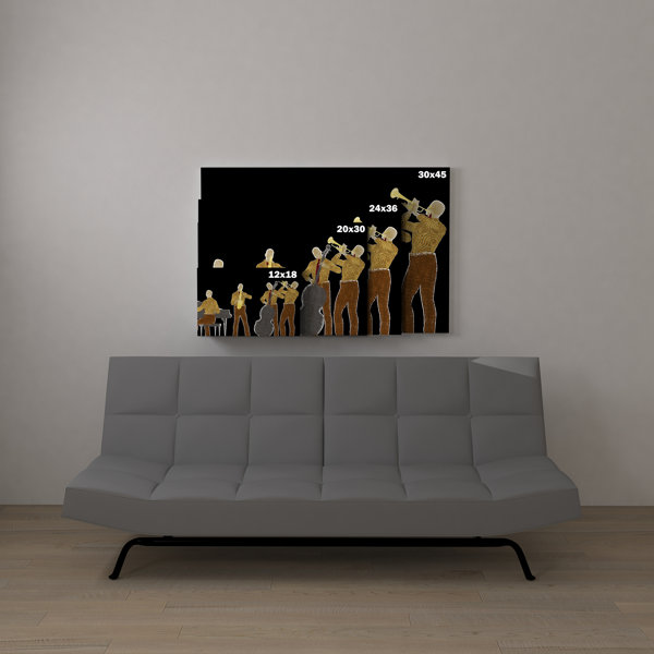 Winston Porter Jazz Group 1 Music African American On Canvas by Staci ...