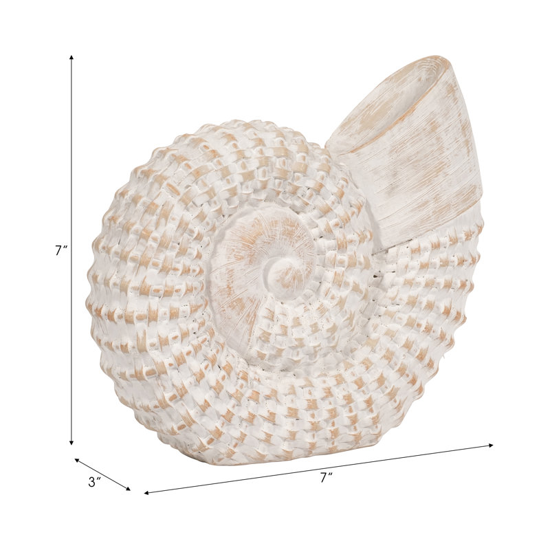 Sand & Stable™ Ceramic Shell Figurine - Elegant Home Decor Accent Piece ...