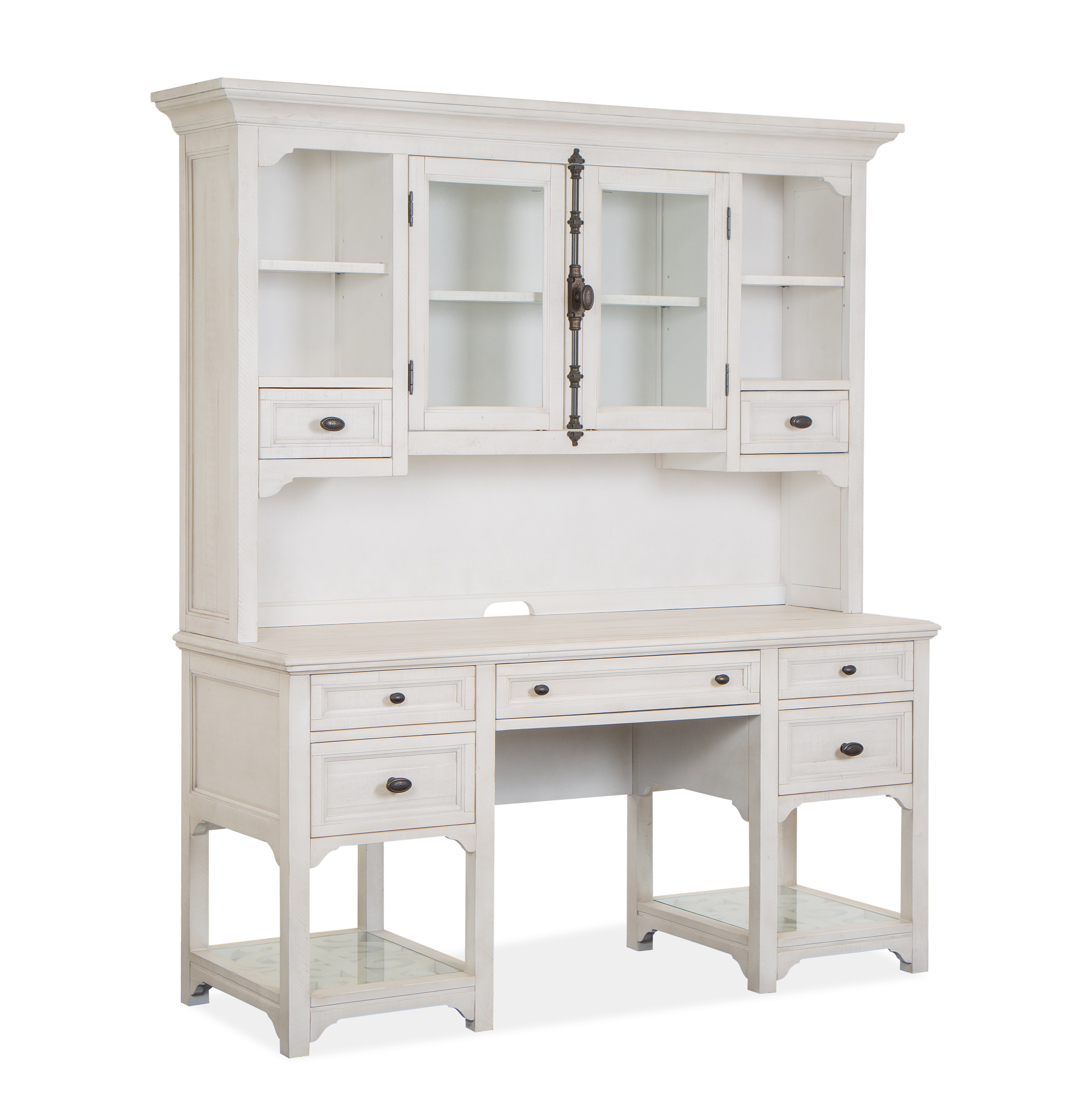 Lark Manor™ Armaghan Credenza Desk with Hutch | Wayfair