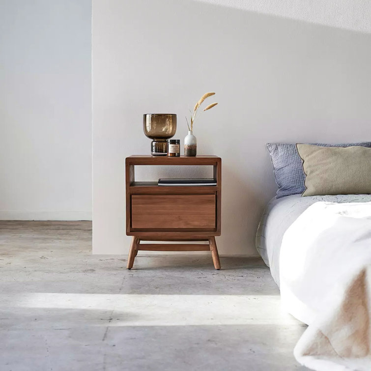 Union Rustic Oneida Solid Wood Bedside Table | Wayfair.co.uk