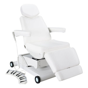 Inbox Zero 4 Motors Aesthetic Chair With Foldable Leg, Dual Control ...