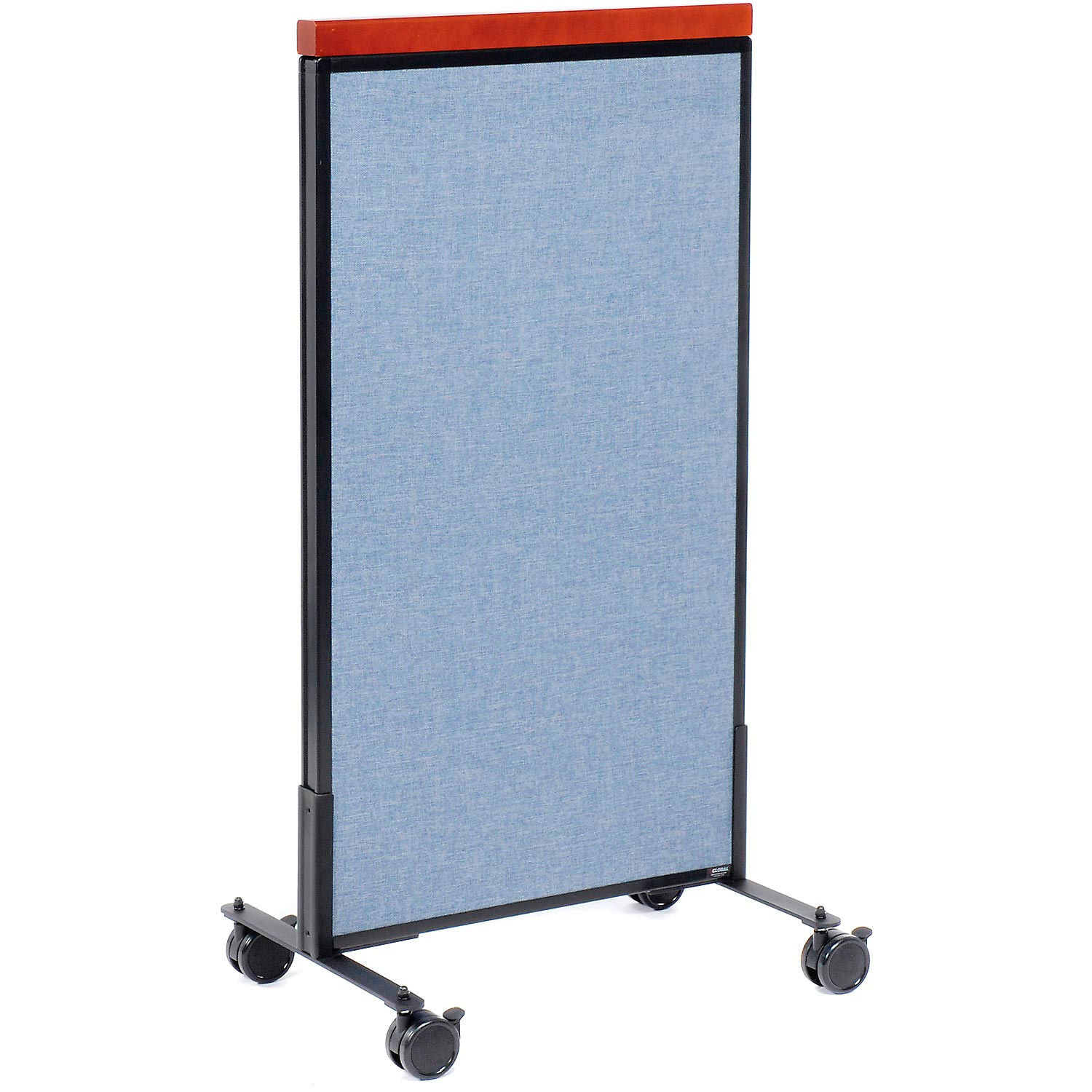Interion Mobile Deluxe Blue Office Partition Panel | Wayfair