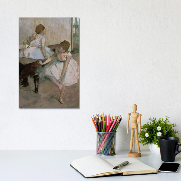 ClassicLiving Two Dancers Resting, 1874 by Edgar Degas - Wrapped Canvas ...