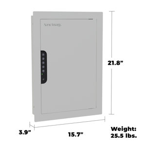 Sanctuary In-Wall Vault with Electronic Lock | Wayfair