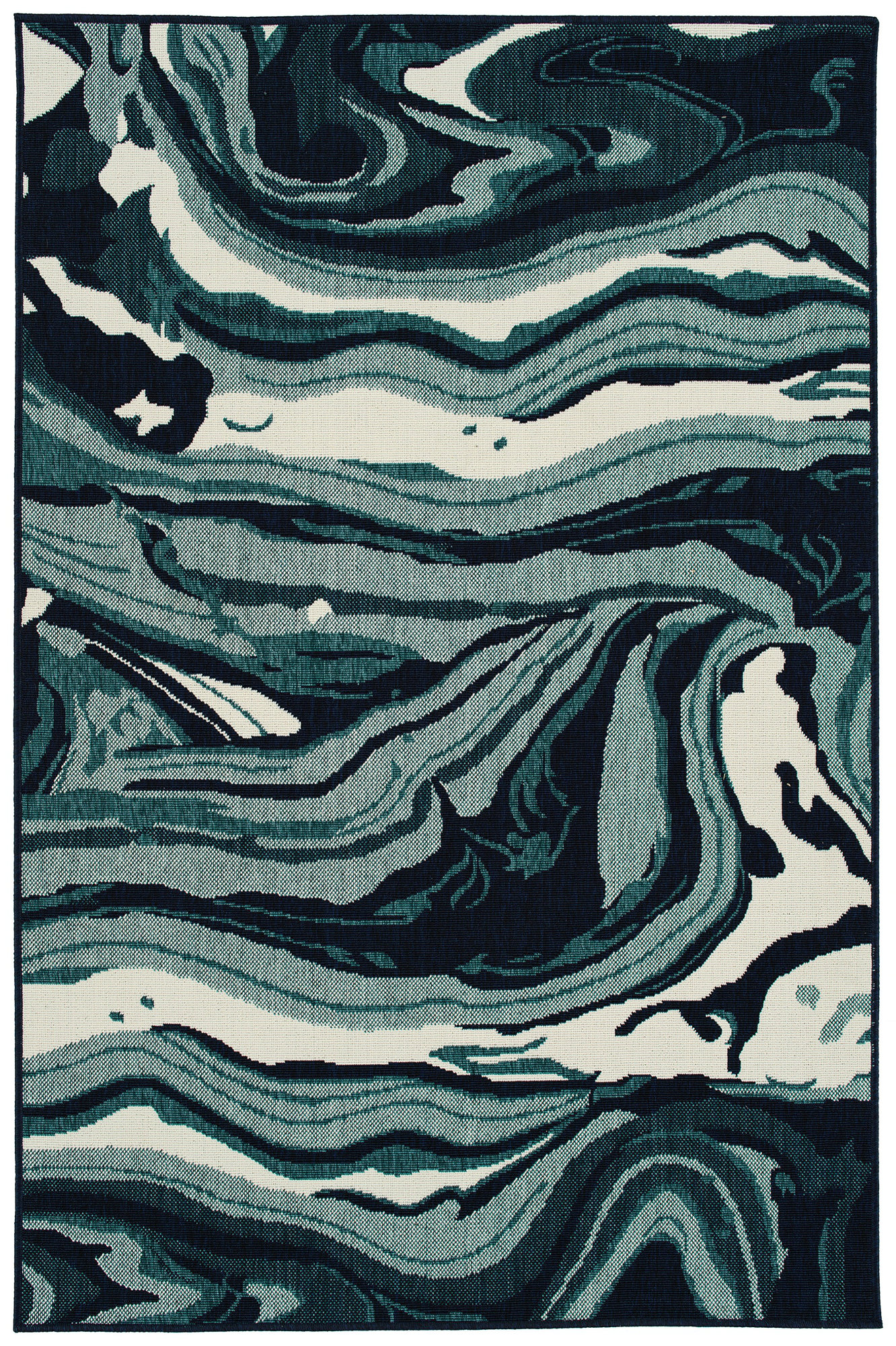 Brayden Studio® Elegant Rug, Modern Rectangle Area Rug With Abstract ...