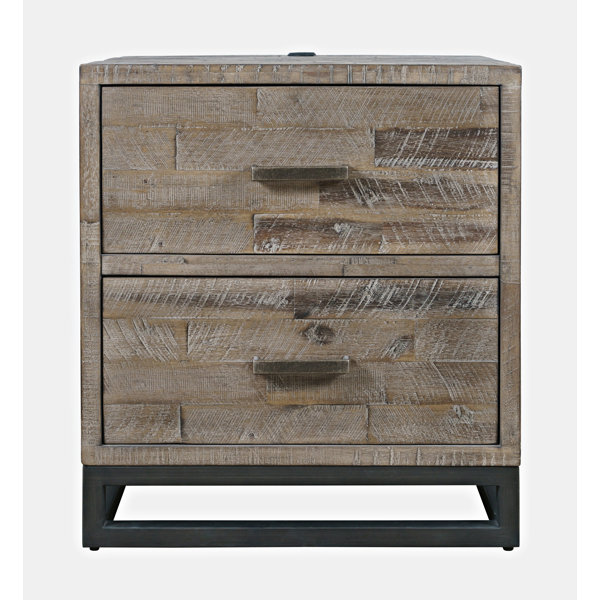 Trent Austin Design® Bezout 25'' W Solid Wood Nightstand | Wayfair