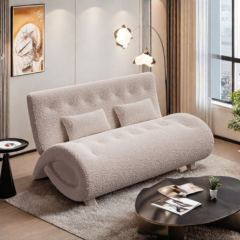 Danbenla design Modern Simple Cream Style Sofa | Wayfair