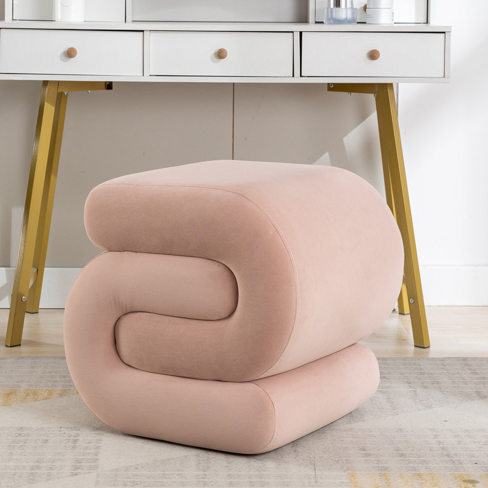 Ivy Bronx S-Shape Ottoman | Wayfair.co.uk