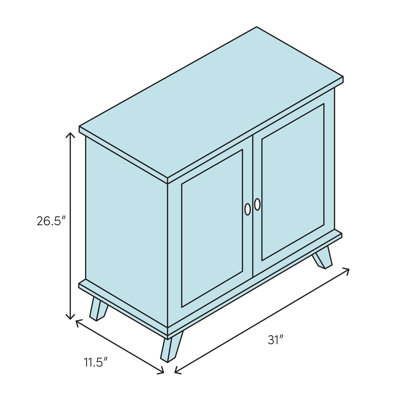 August Grove® Oli Accent Cabinet & Reviews | Wayfair