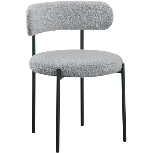 AllModern Sherwood Solid Back Boucle Side Chair & Reviews | Wayfair