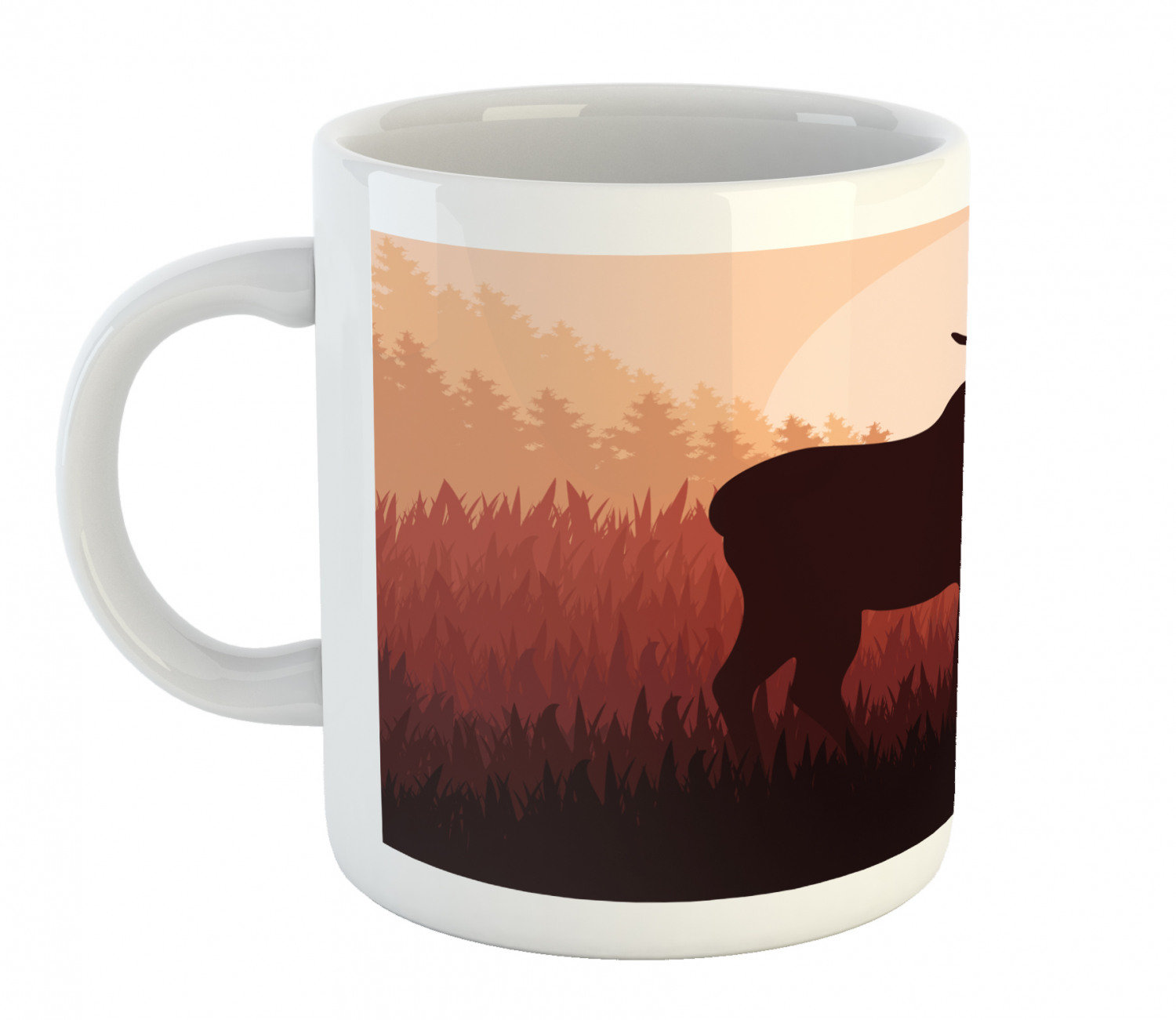 East Urban Home Moose Coffee Mug | Wayfair