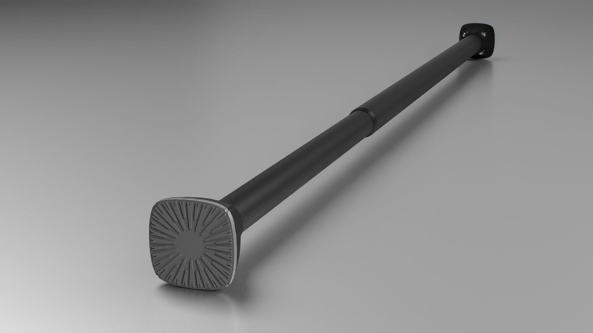 Oxdigi 45"-72" Tension Shower Curtain Rod Matt Black | Wayfair