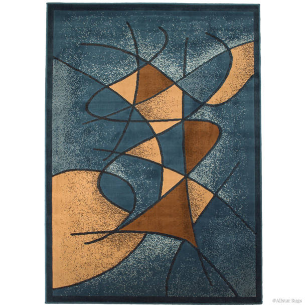 Ebern Designs Schaefer Abstract Rug & Reviews | Wayfair