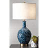 World Menagerie Friedlaender 28" Blue Table Lamp & Reviews | Wayfair